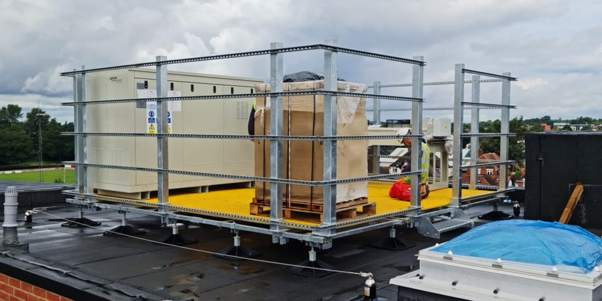 Rooftop Support Installation | Big Foot Systems