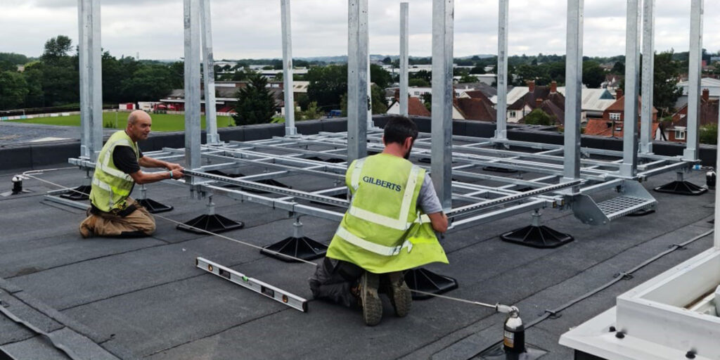 Rooftop Support Installation | Big Foot Systems