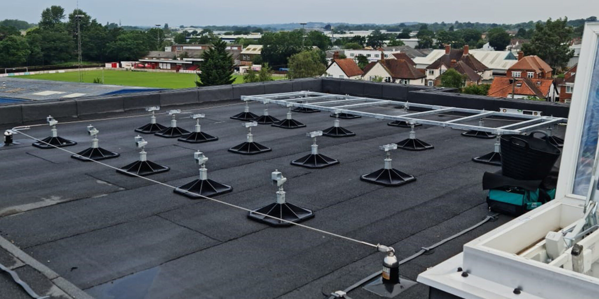 Rooftop Support Installation | Big Foot Systems